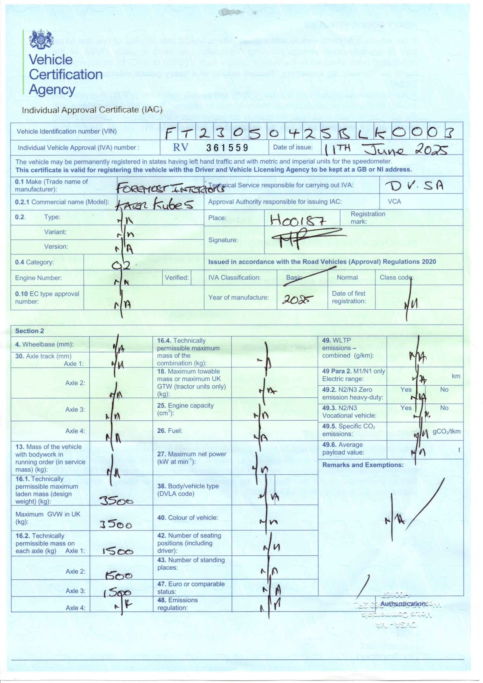 Catering Trailers Technical Specifications - Foremost Trailers